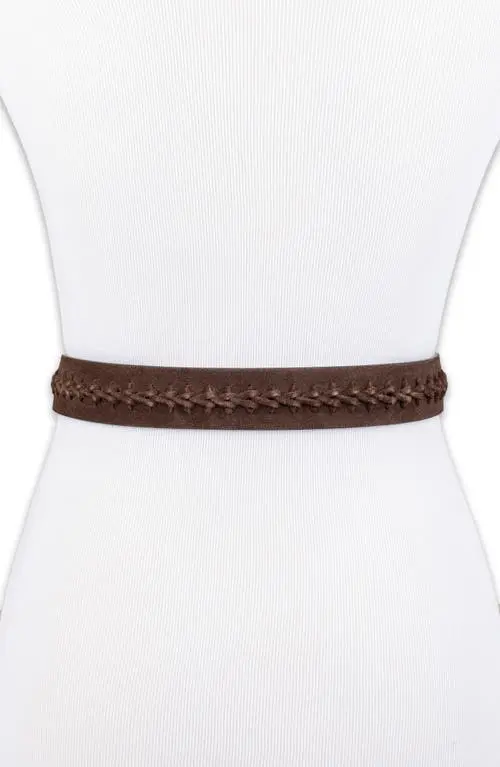 Sam Edelman Suede Belt - Brown