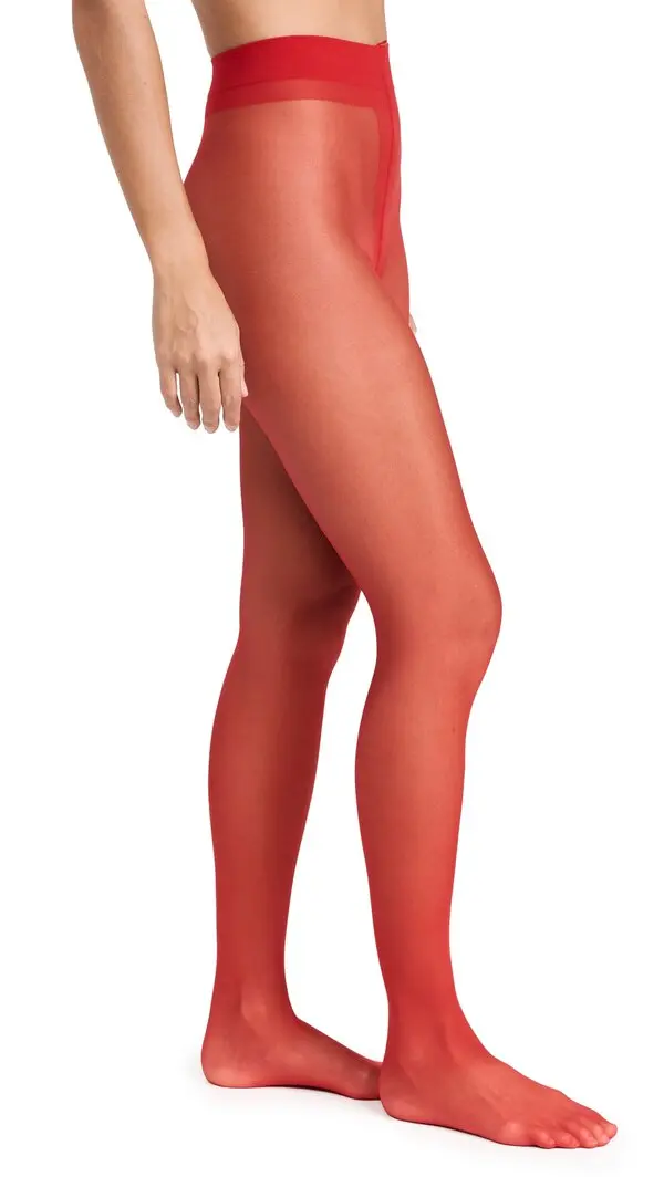 STEMS Avery Microfiber Tights - Red