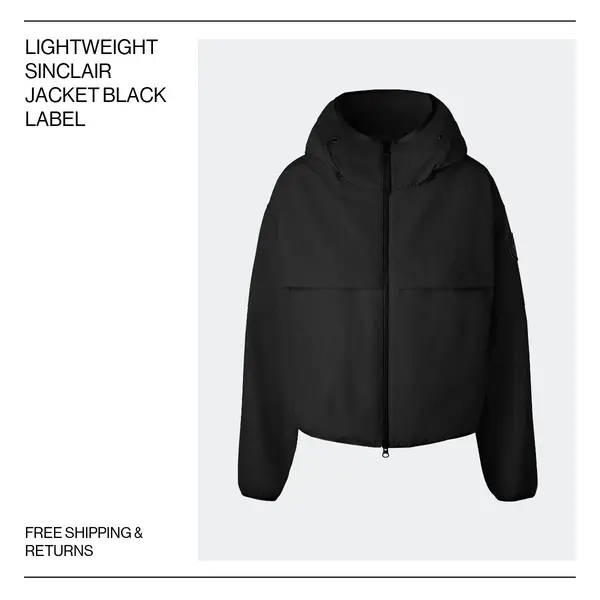 Canada Goose Lightweight Sinclair Jacket - Black