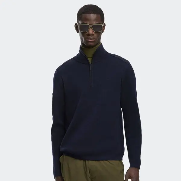 Canada Goose Stormont Quarter Zip Sweater - Navy