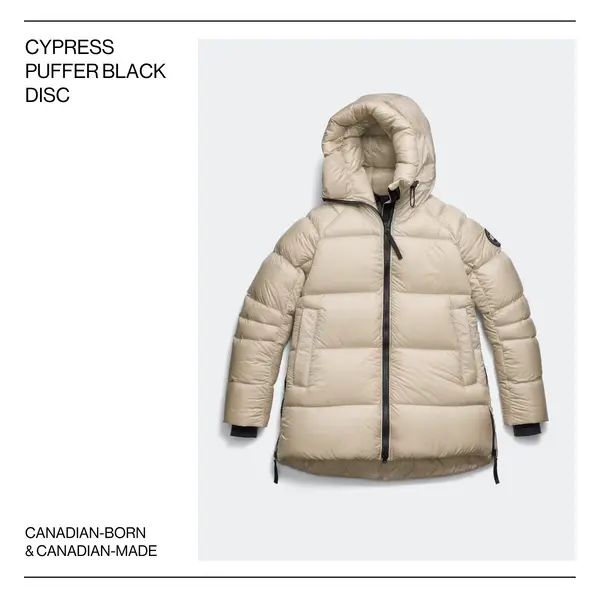Canada Goose Cypress Puffer Jacket - Limestone