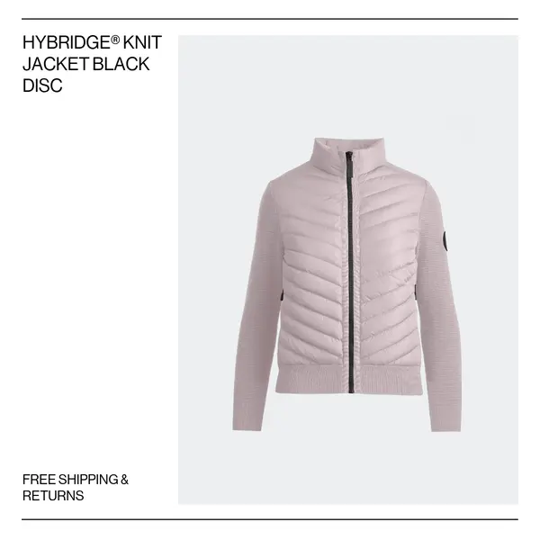 Canada Goose Hybridge Knit Jacket - Lucent Rose