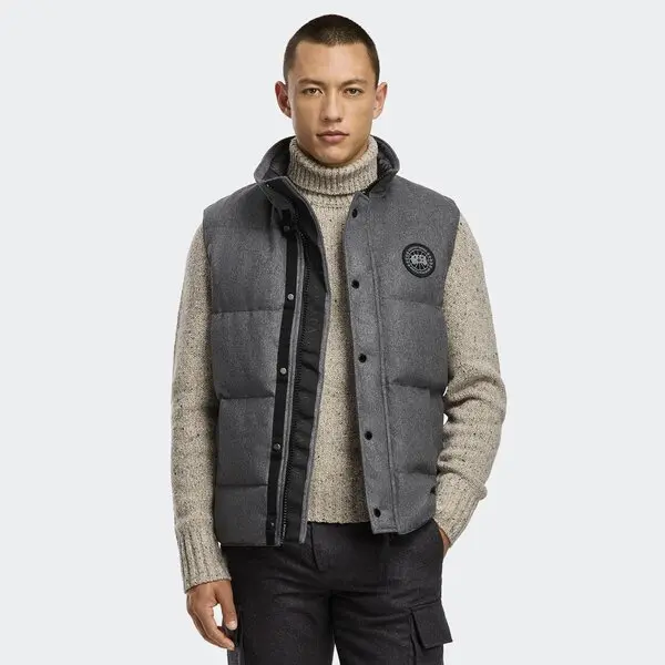 Canada Goose Garson Wool Vest - Slate Grey Melange