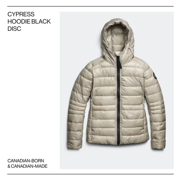 Canada Goose Cypress Hooded Down Jacket - Limestone
