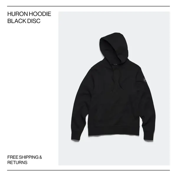 Canada Goose Huron Hoodie - Black