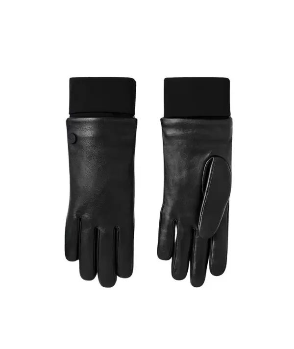 Canada Goose Leather Gloves - Black