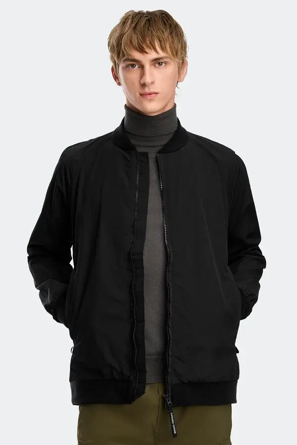 Canada Goose Faber Lightweight Bomber Jacket - Black