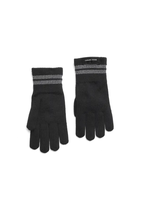 Canada Goose Barrier Knitted Gloves - Black