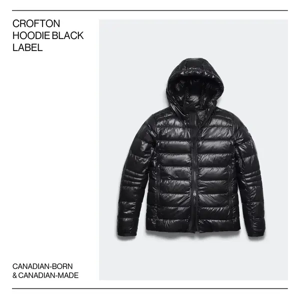 Canada Goose Crofton Hooded Jacket - Black