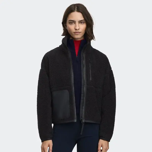 Canada Goose Simcoe Zip Up Fleece Jacket - Black
