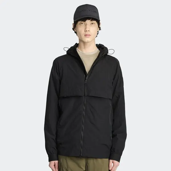Canada Goose Faber Lightweight Hooded Jacket - Black