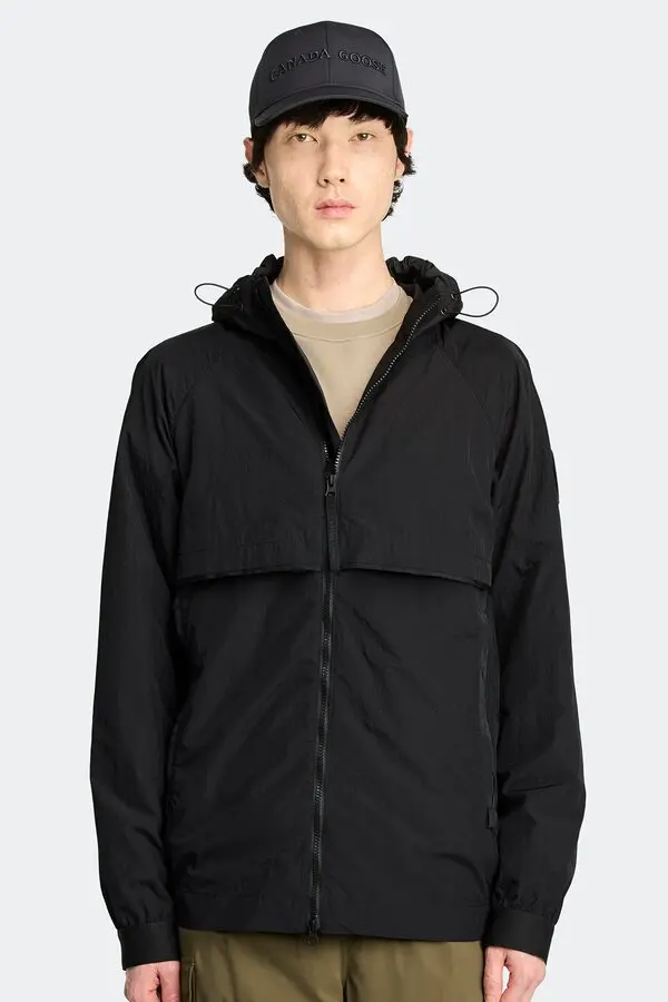 Canada Goose Faber Lightweight Hooded Jacket - Black