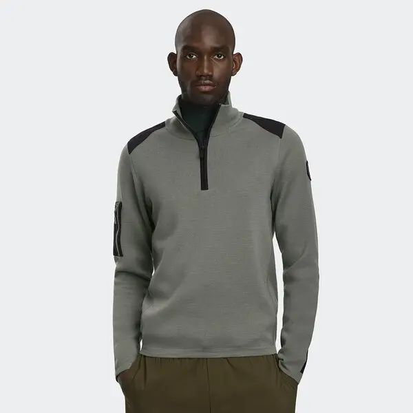 Canada Goose Stormont Quarter Zip Sweater - Sagebrush