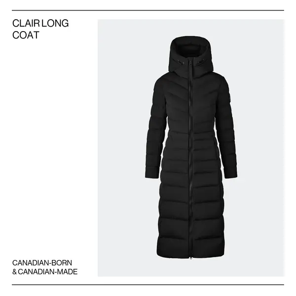 Canada Goose Clair Long Coat - Black