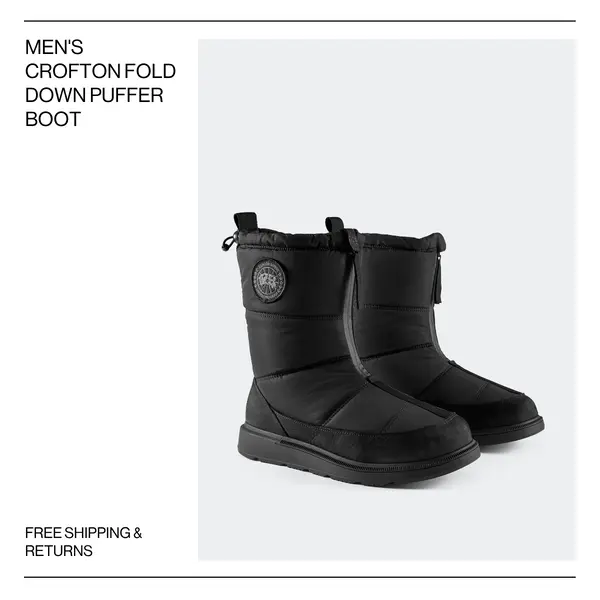 Canada Goose Crofton Fold-down Puffer Boot