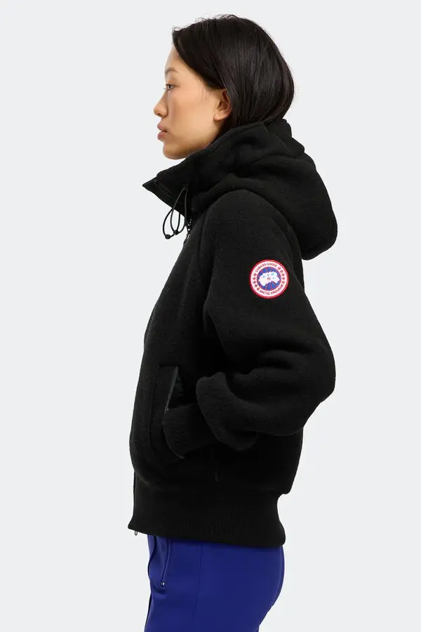 Canada Goose Chilliwack Fleece Bomber Jacket - Black