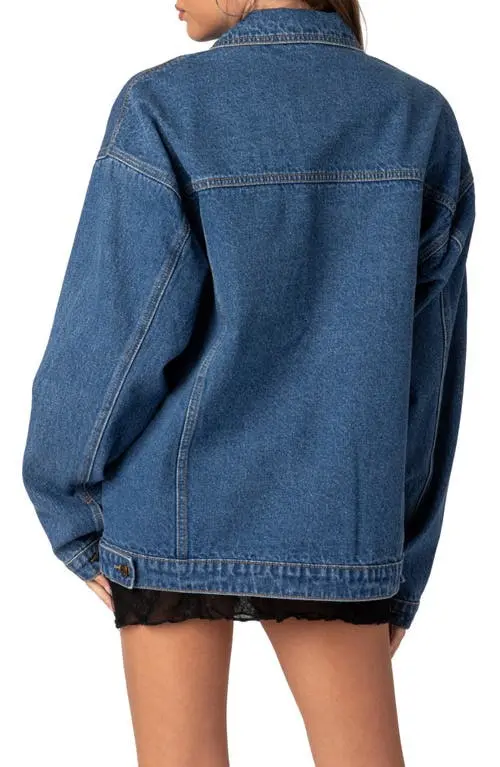 EDIKTED Dalia Oversize Denim Jacket