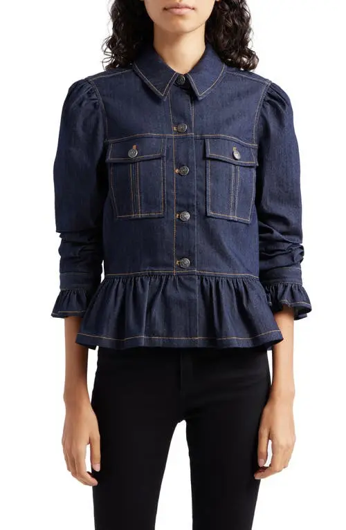 Cinq À Sept Delanie Denim Jacket - Indigo