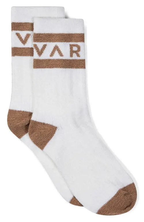 Varley Spencer Crew Socks - Egret/golden Bronz