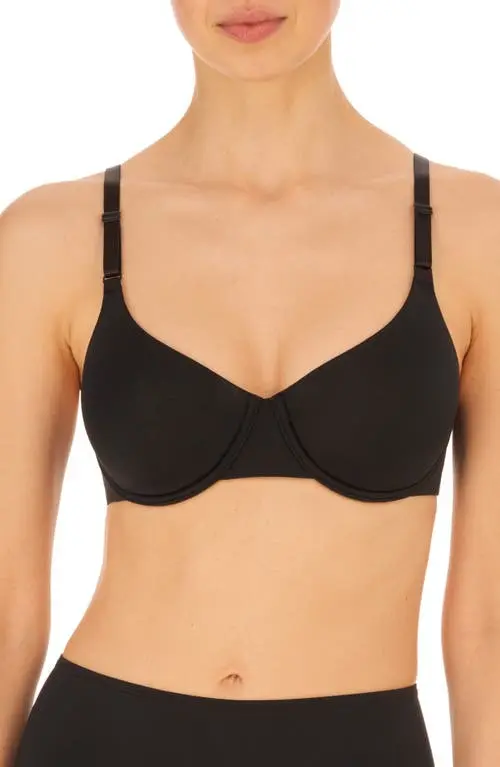 Natori Liquid Full Fit Balconette T-shirt Bra - Black