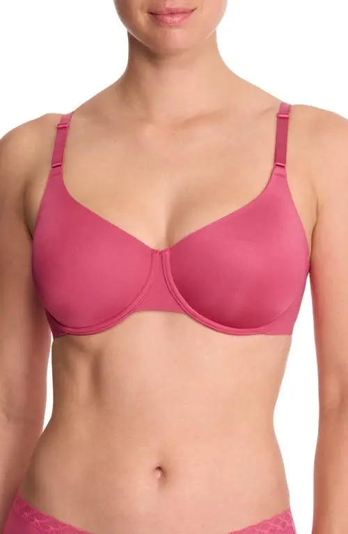 Natori Liquid Full Fit Balconette T-shirt Bra - Fuchsia Rose