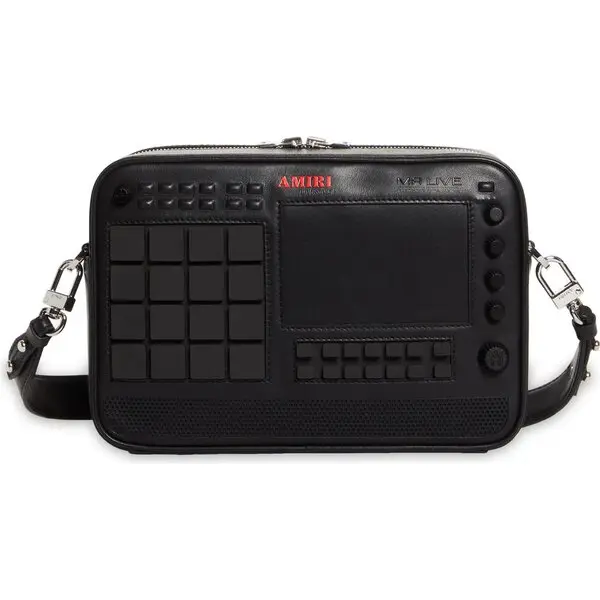 Amiri Drum Machine Crossbody Bag - Black