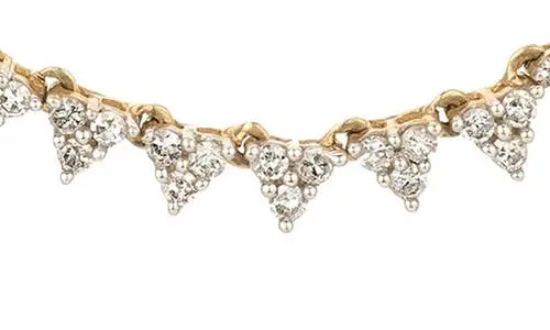 Adina Reyter Diamond Cluster Riviera Necklace