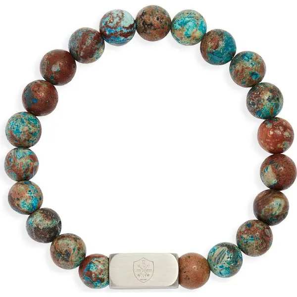 CLIFTON WILSON Stone Bead Bracelet - Green