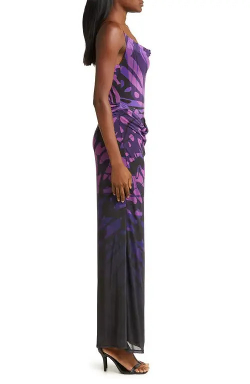 AFRM Gillian Ombré Asymmetric Slipdress