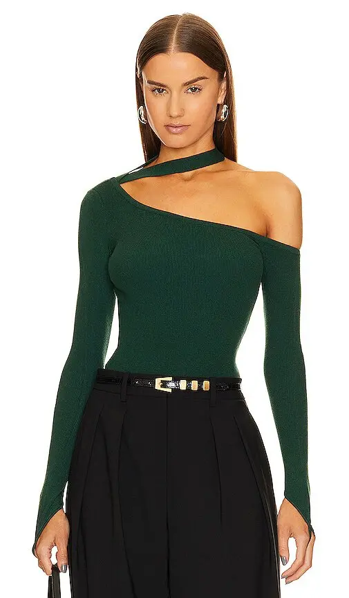 MICHAEL COSTELLO X Pia Bodysuit With Cut-out Detail