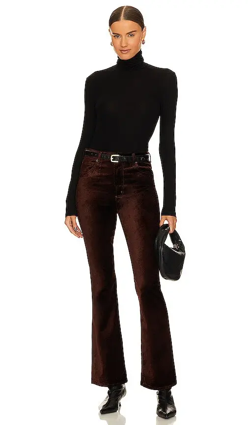 AGOLDE Pascale Turtleneck - Black
