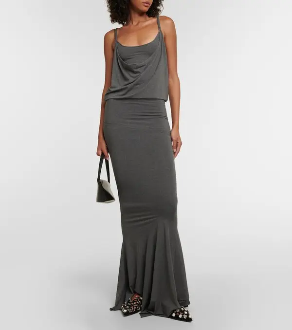 Attico Jersey Maxi Dress