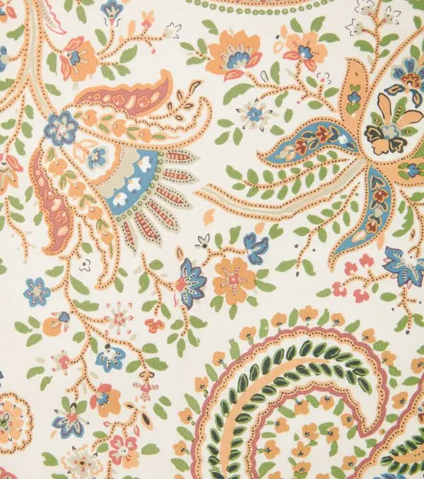 Etro Embroidered Cotton Cushion
