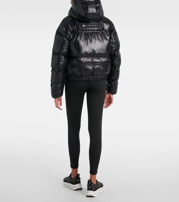 Adidas By Stella McCartney Puffer Jacket With Hood - Black