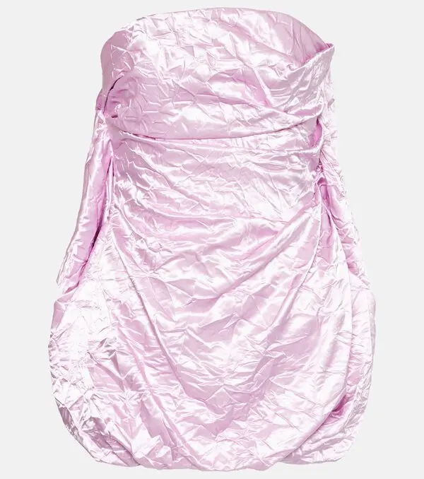 Attico Strapless Mini Dress - Pink