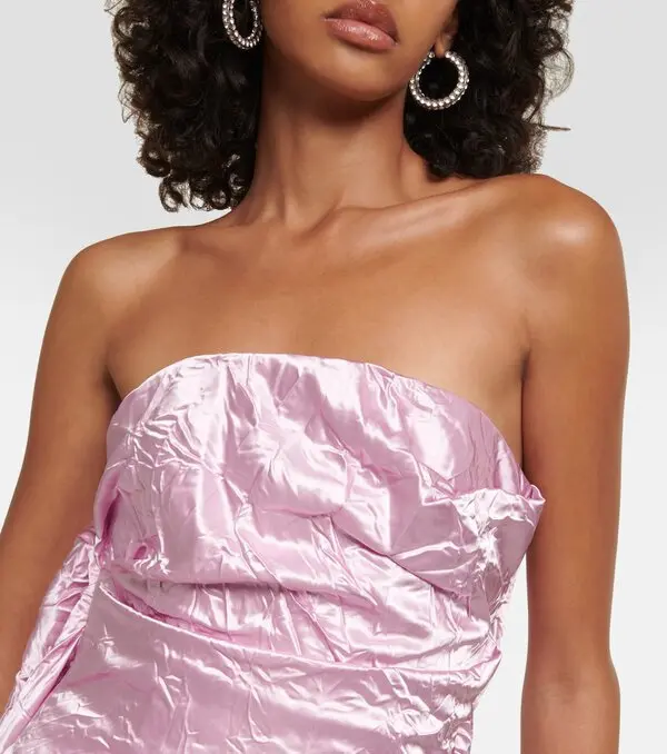 Attico Strapless Mini Dress - Pink