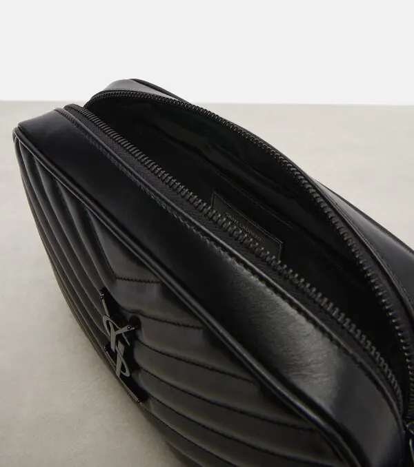 Saint Laurent Lou Camera Leather Shoulder Bag - Black