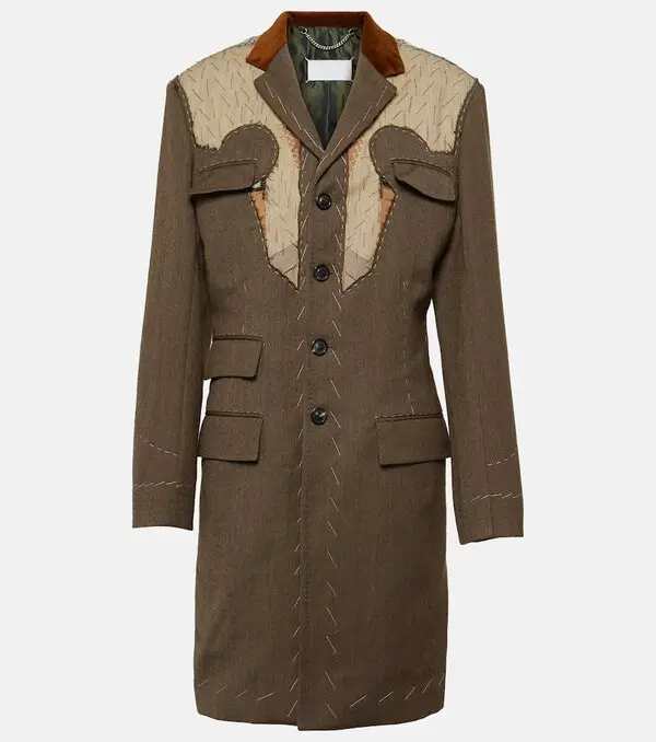 MAISON MARGIELA Single-breasted Wool Coat