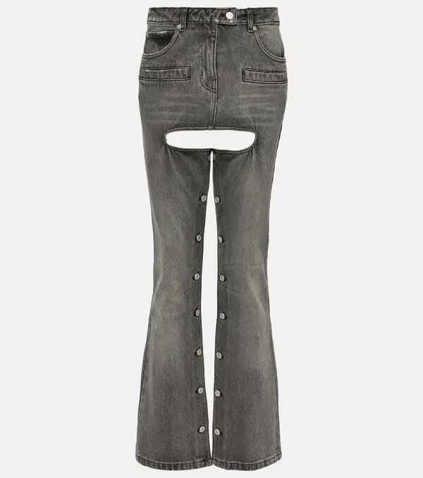 COURREGES Courrèges Stonewashed Straight Jeans