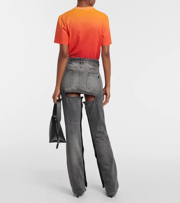 COURREGES Courrèges Stonewashed Straight Jeans