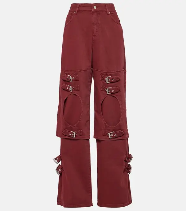 Blumarine Mid-rise Boyfriend Jeans - Red