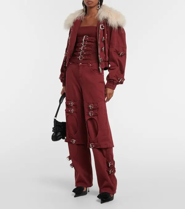 Blumarine Mid-rise Boyfriend Jeans - Red