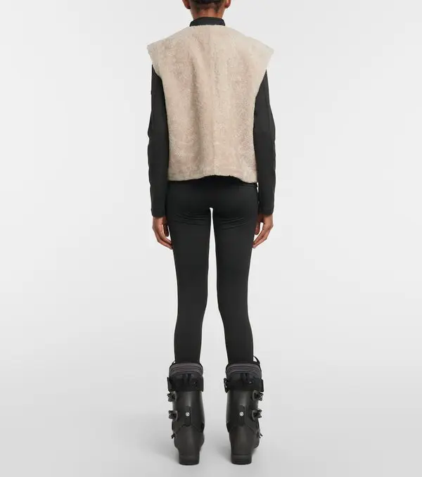 JETSET Sleeveless Shearling Vest