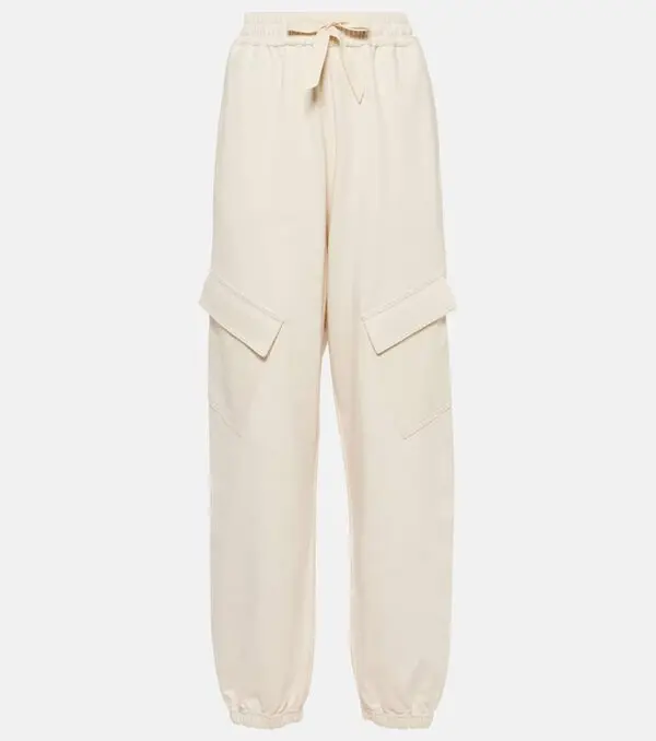 JIL SANDER Cotton Jersey Cargo Pants