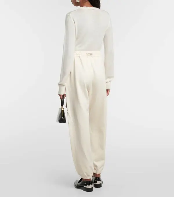 JIL SANDER Cotton Jersey Cargo Pants