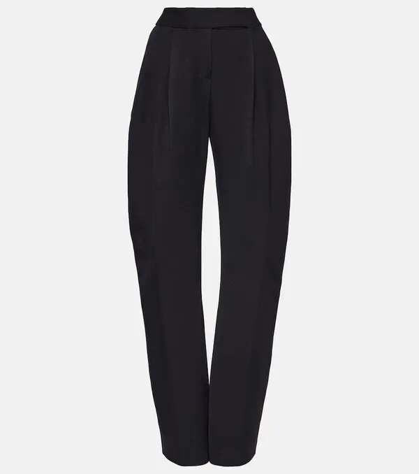 Attico Wide-leg Trousers - Black