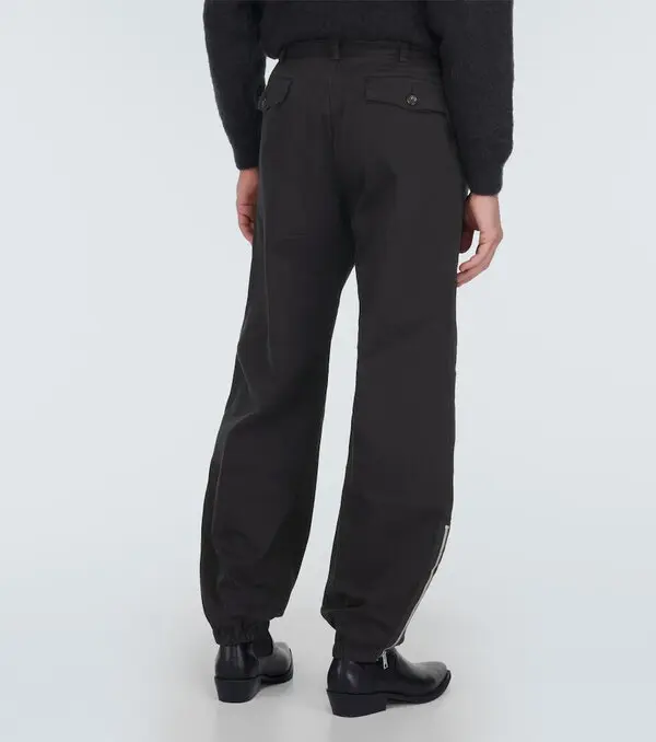 WINNIE N.Y.C Knee-pads Cotton Trousers