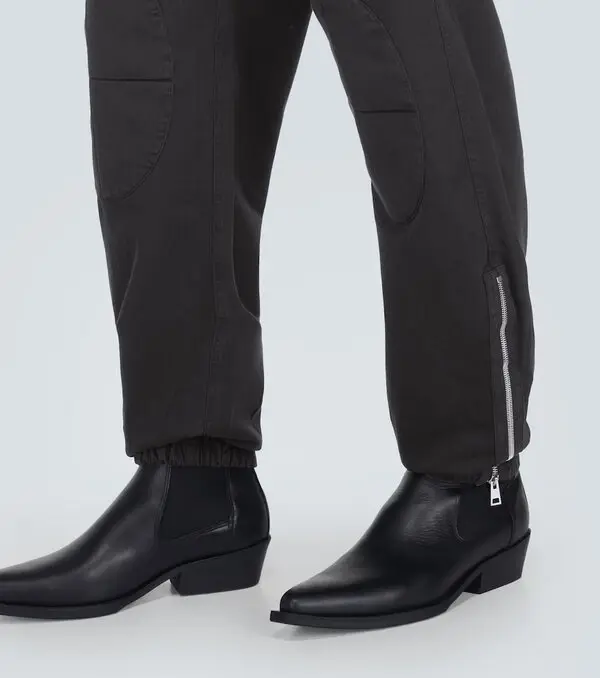 WINNIE N.Y.C Knee-pads Cotton Trousers