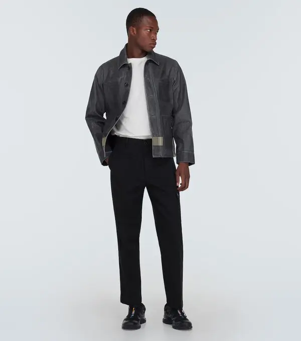C.P. COMPANY Cotton Cargo Trousers - Black