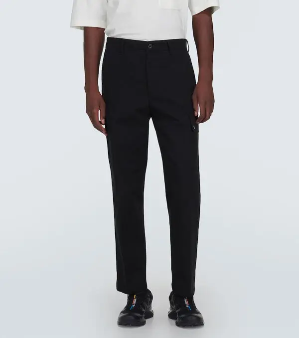 C.P. COMPANY Cotton Cargo Trousers - Black